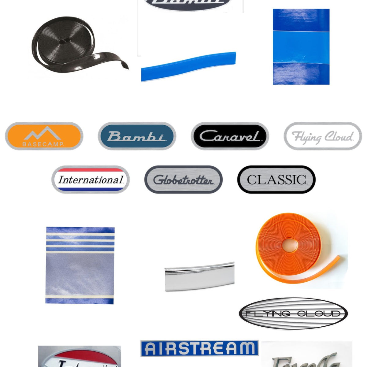 Airstream Decals, Badges & Exterior Trim – Woodland Airstream Parts and ...