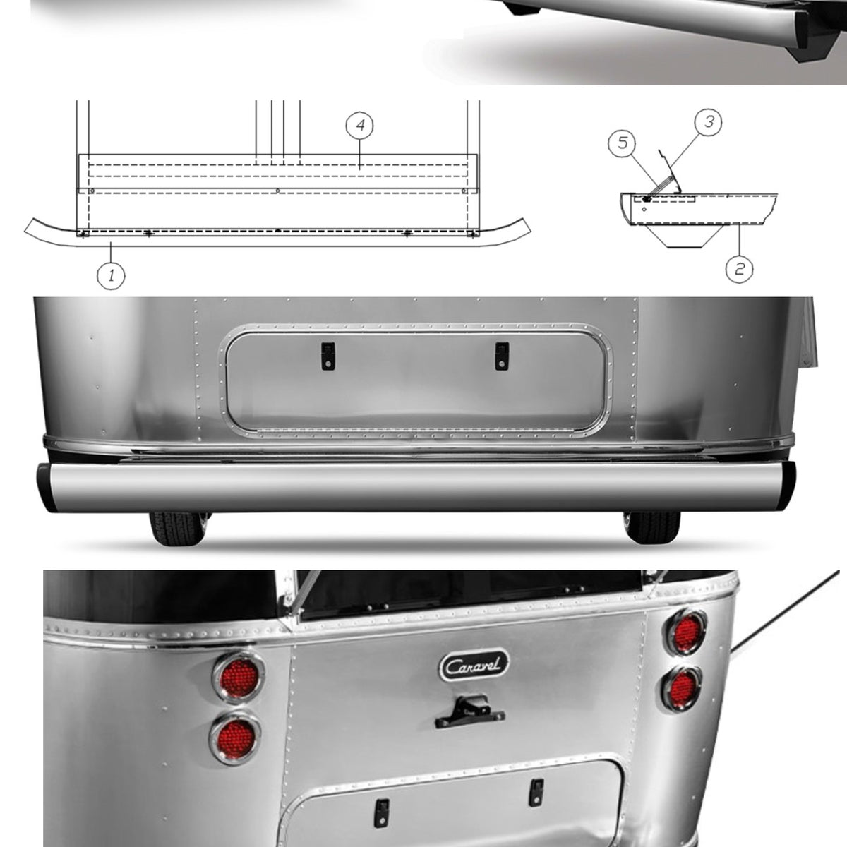 Rear Bumper & Hose Carrier – Woodland Airstream Parts and RV ...